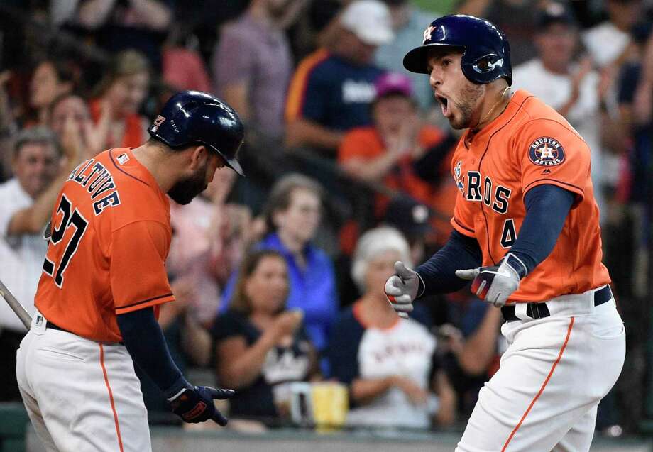 MLB: Springer, Verlander lift Astros to AL West-clinching win - The Courier