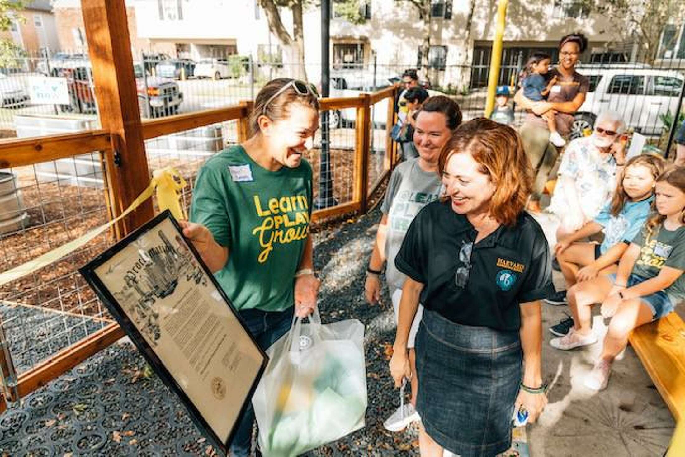 Gardening, learning and fun: Harvard Elementary opens new outdoor classroom