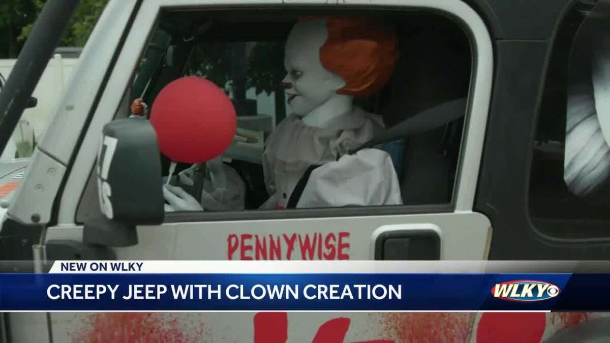 'I get screams': Man creates terrifying Pennywise themed vehicle