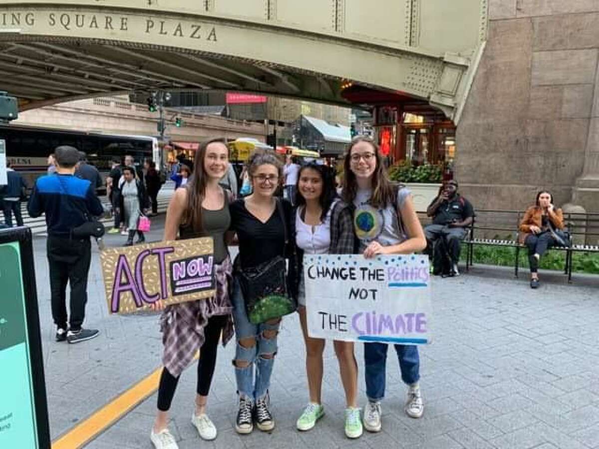 Ridgefield students attend climate change protest in New York
