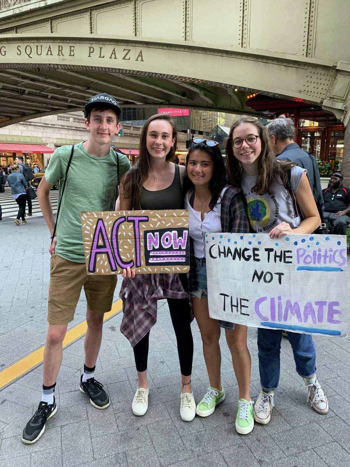 Ridgefield students attend climate change protest in New York