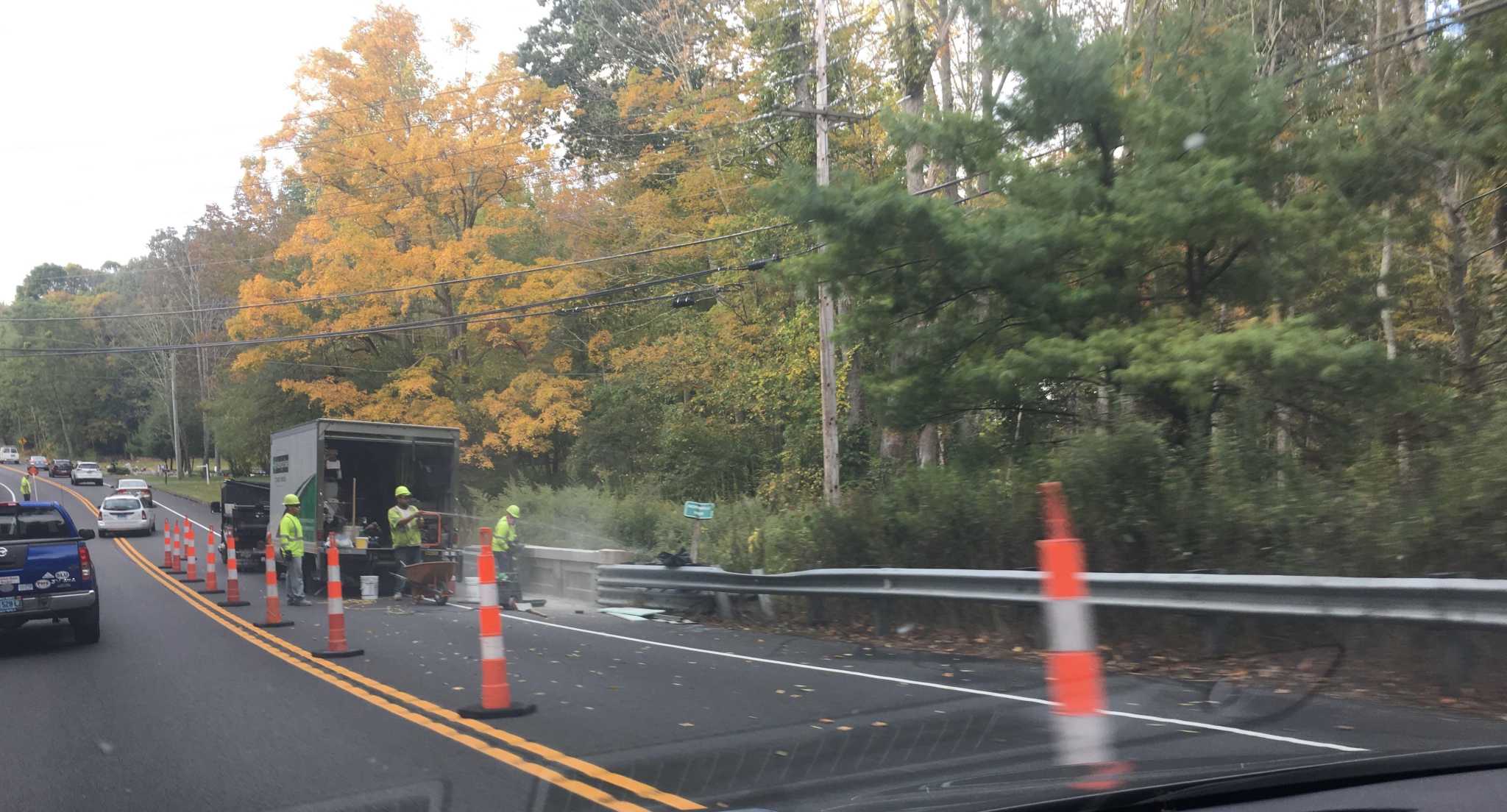 Danbury Road bridge repairs create one-way traffic
