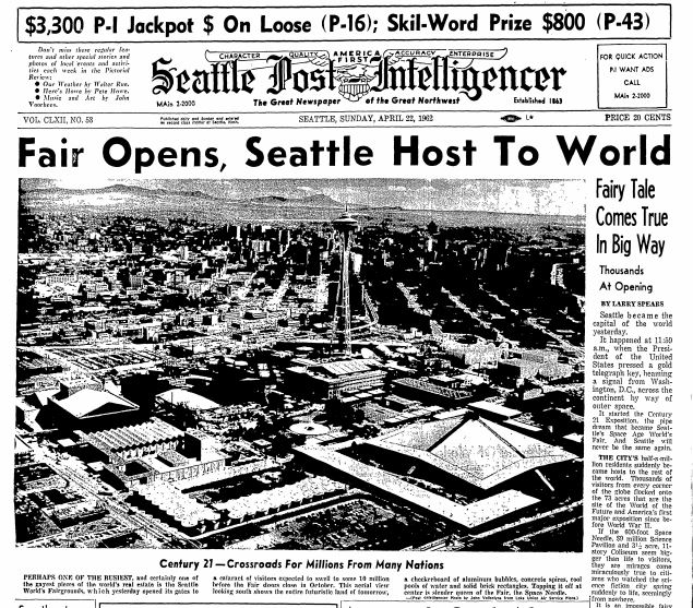 This week in history: The 1962 Seattle World's Fair kicked off