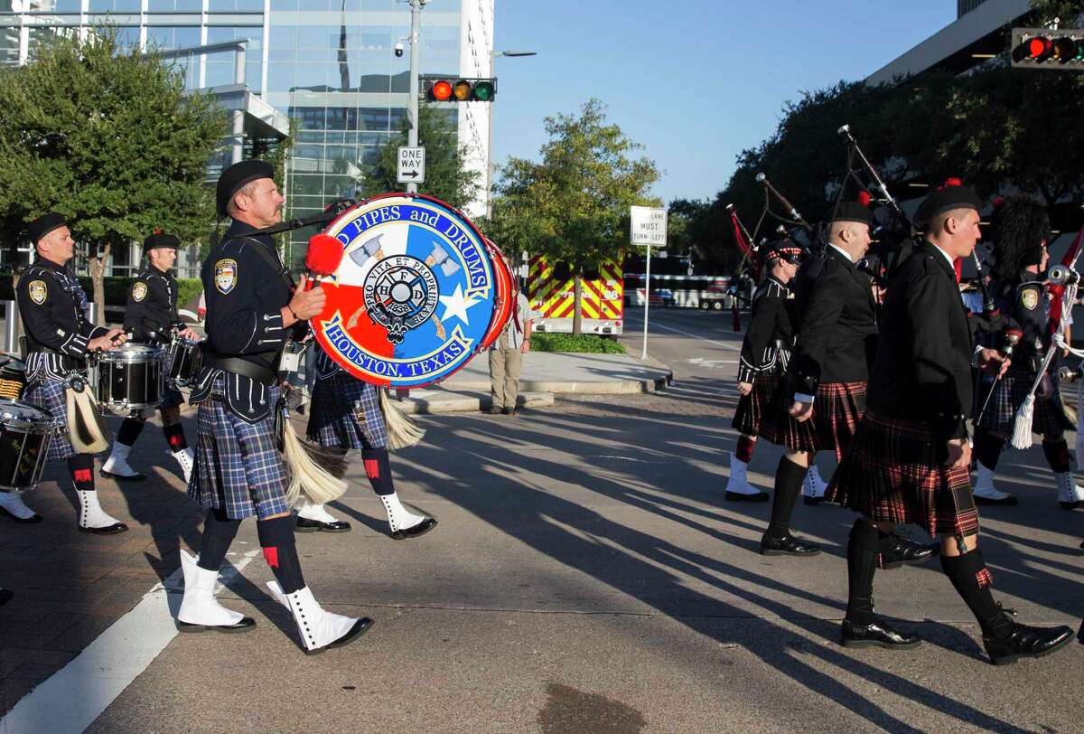 Mourners gather to remember fallen Houston firefighter
