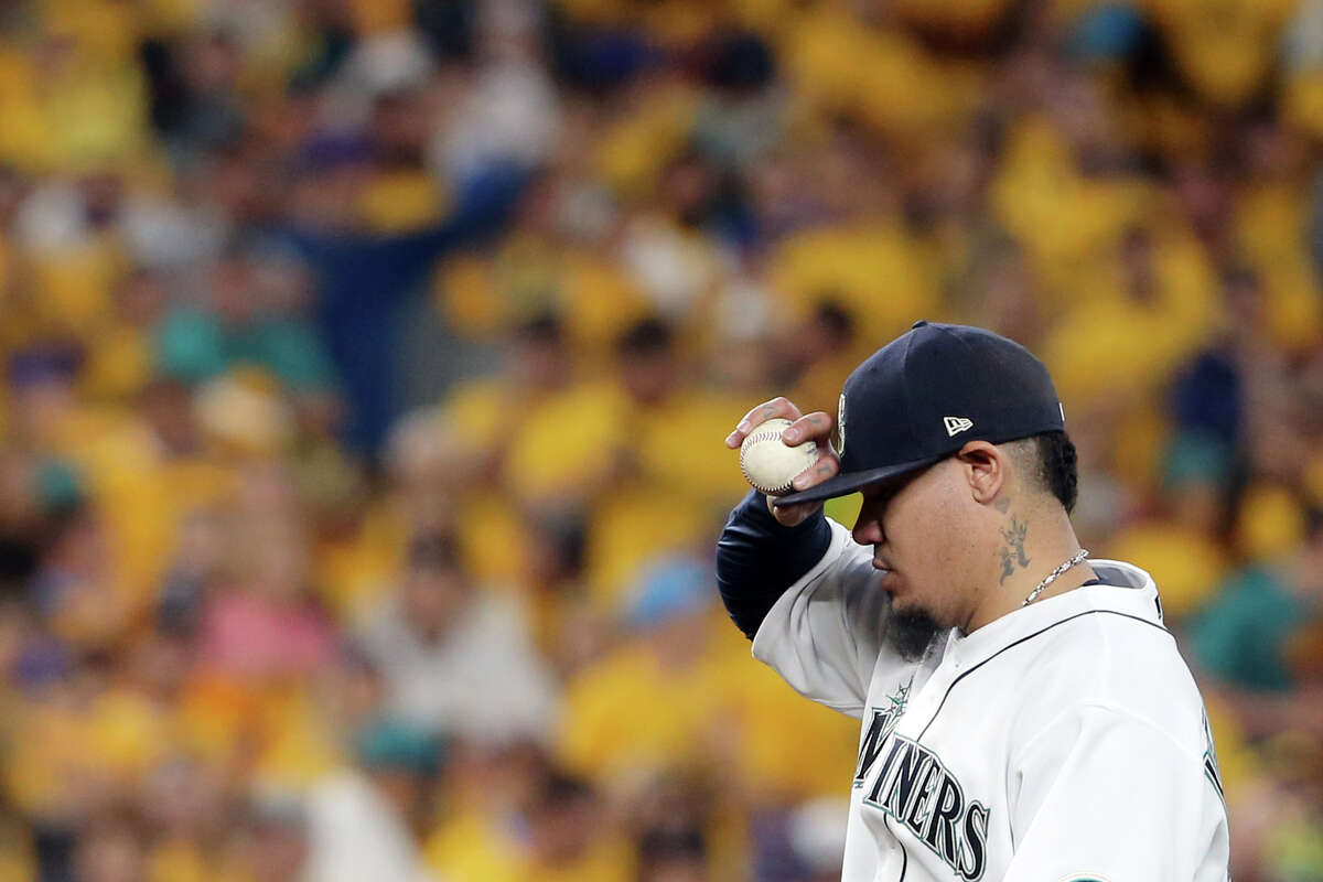 Former Seattle Mariners pitcher Hernandez: 3,000 strikeouts, 200 wins ...