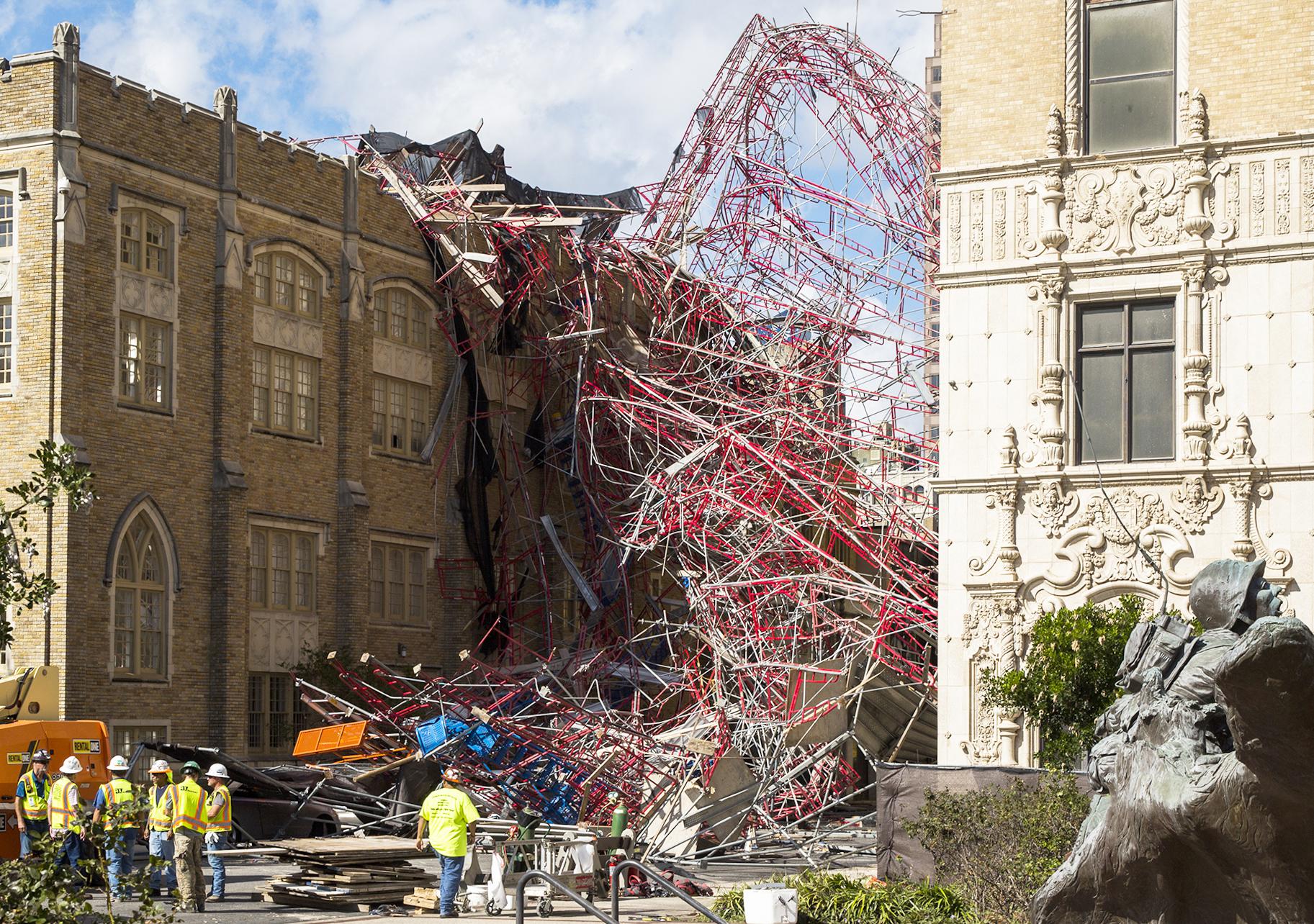 Feds investigating scaffolding collapse in downtown San Antonio