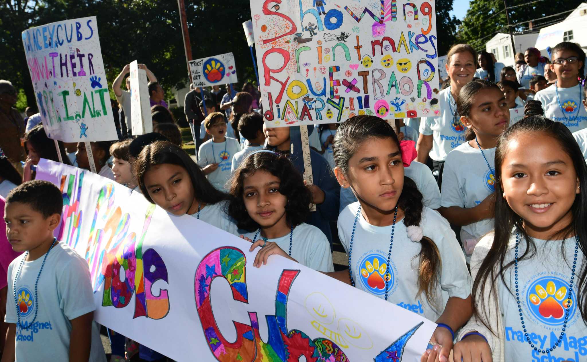 Norwalk’s Tracey school community celebrates accolades