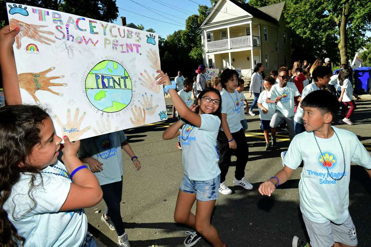 Norwalk’s Tracey school community celebrates accolades