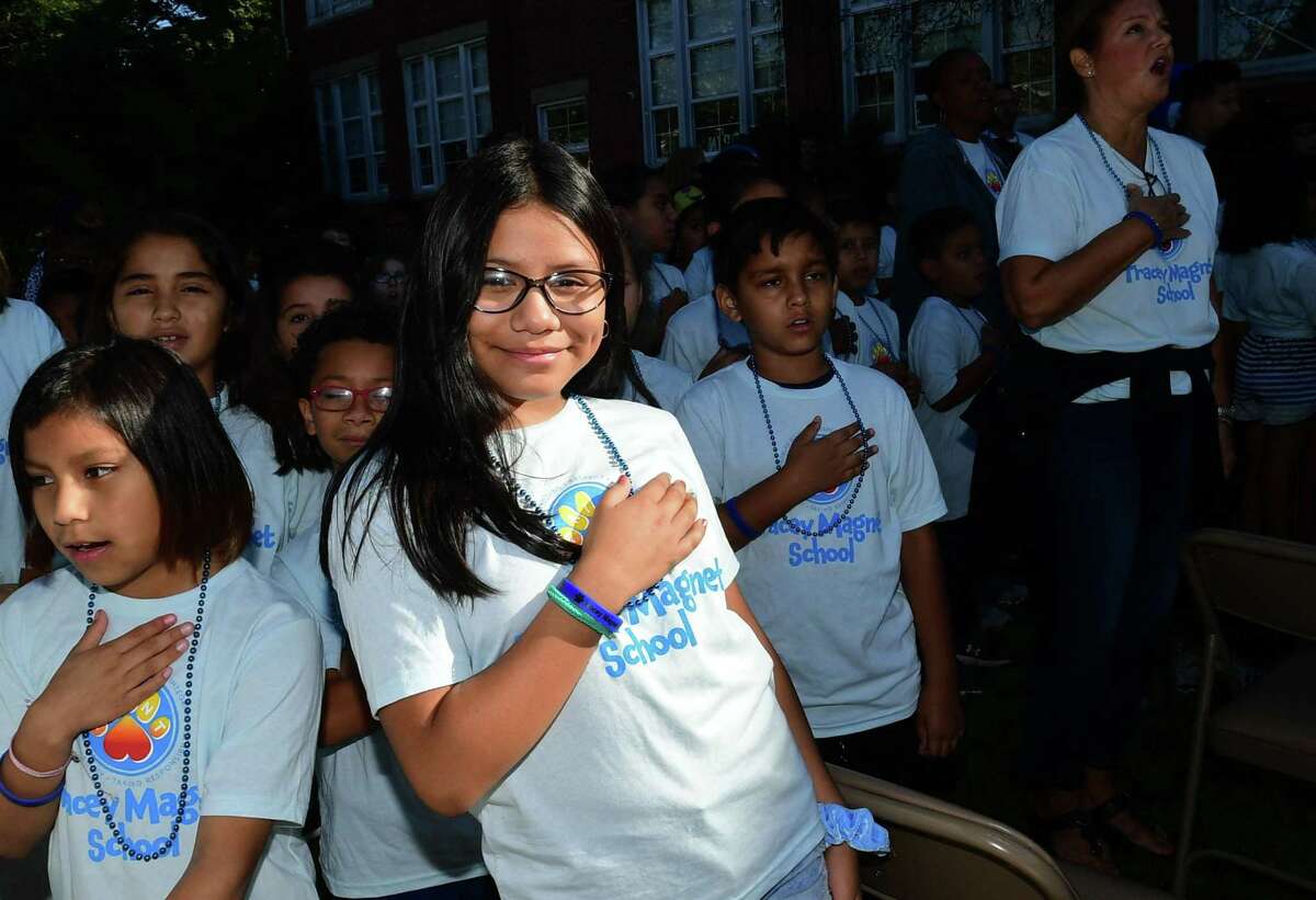 Norwalk’s Tracey school community celebrates accolades