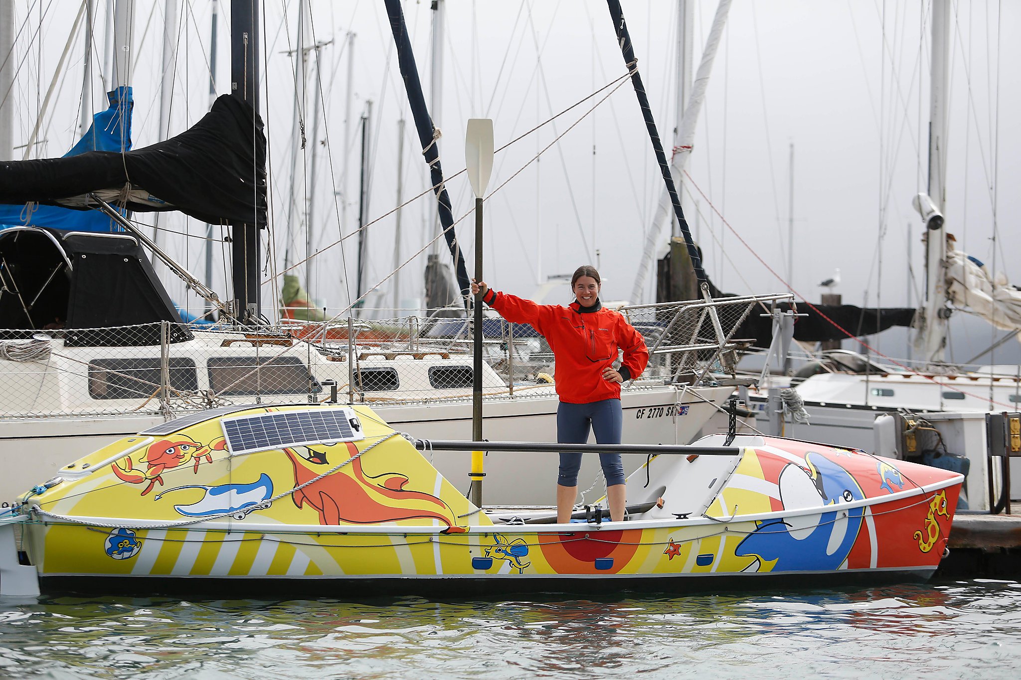60-foot waves and 24 days: Rower survives solo journey from Washington ...