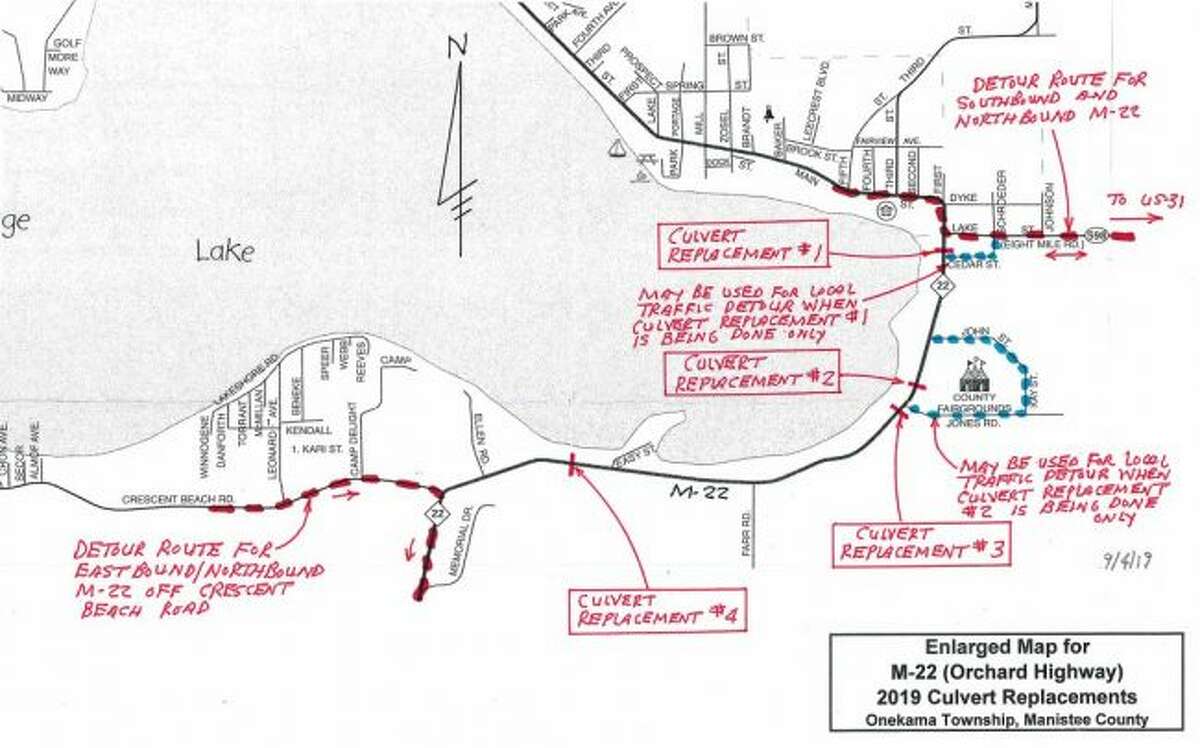 Road commission to begin work on M-22 culverts