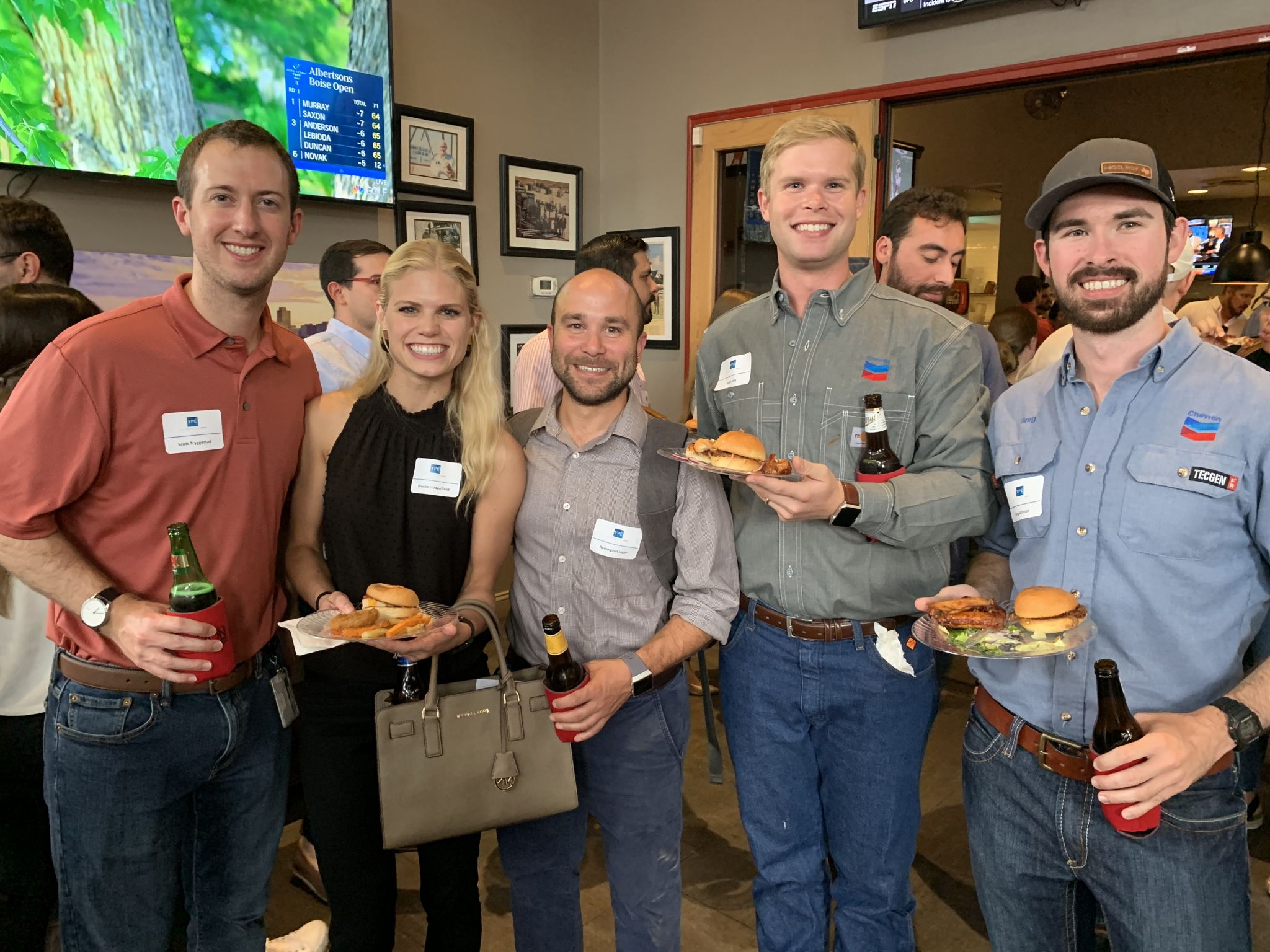 OUT & ABOUT: Members of YPE gather at Basin Burger House, Wildcatters ...