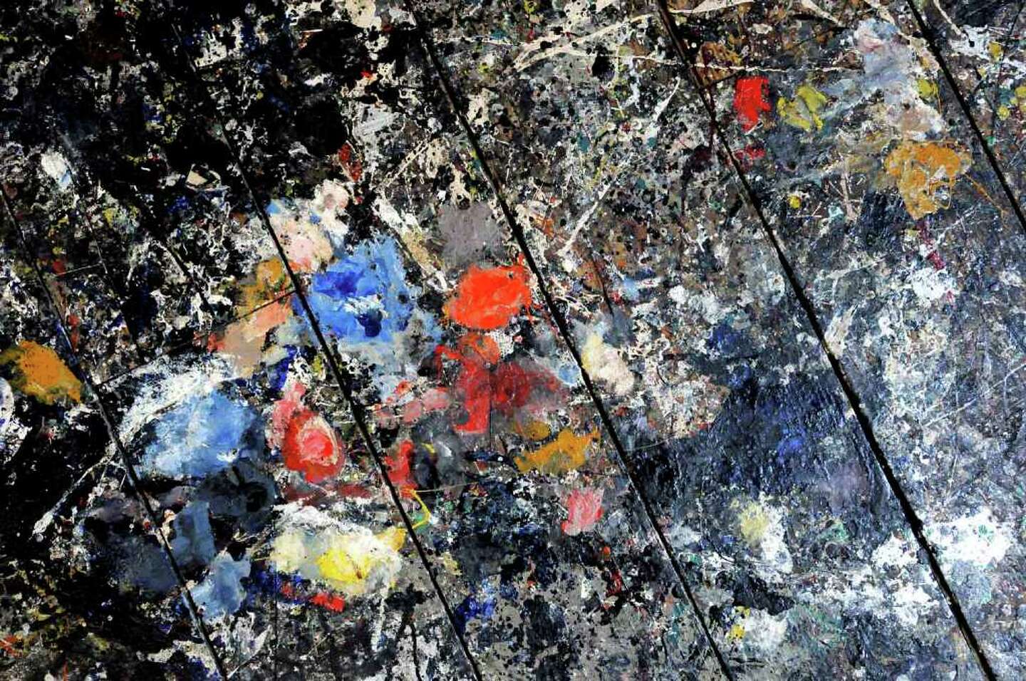 History is underfoot at Jackson Pollock's house