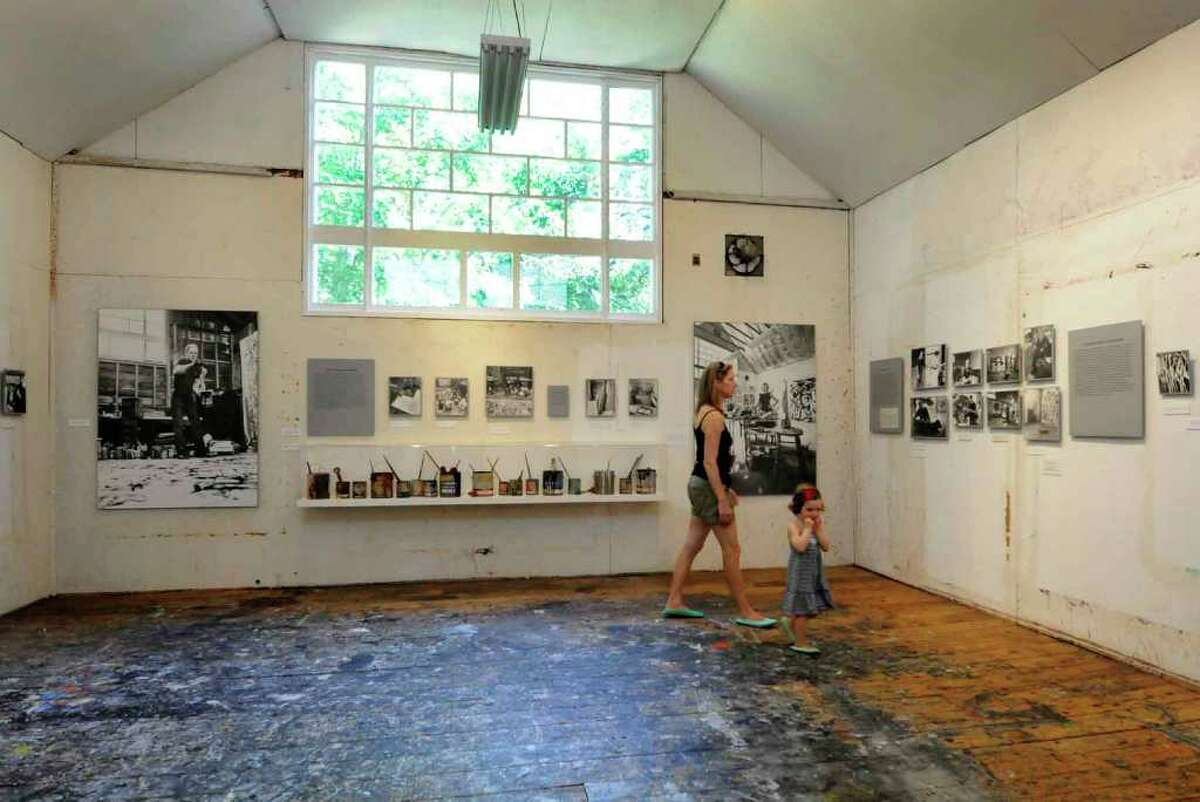 History is underfoot at Jackson Pollock's house