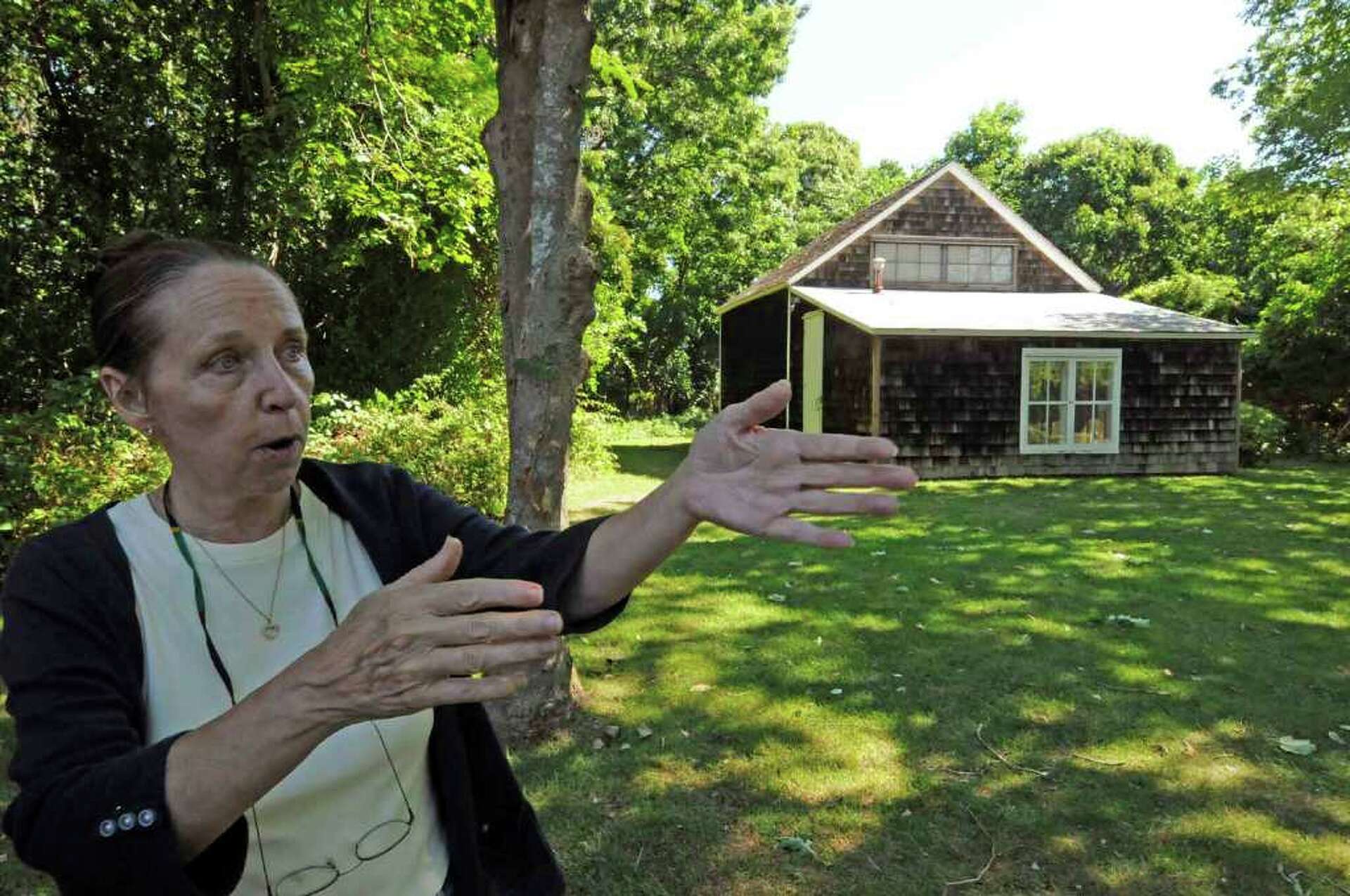 History is underfoot at Jackson Pollock's house