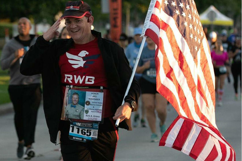 Veteran runs as ‘Honor Flag Runner’ to celebrate living, fallen ...
