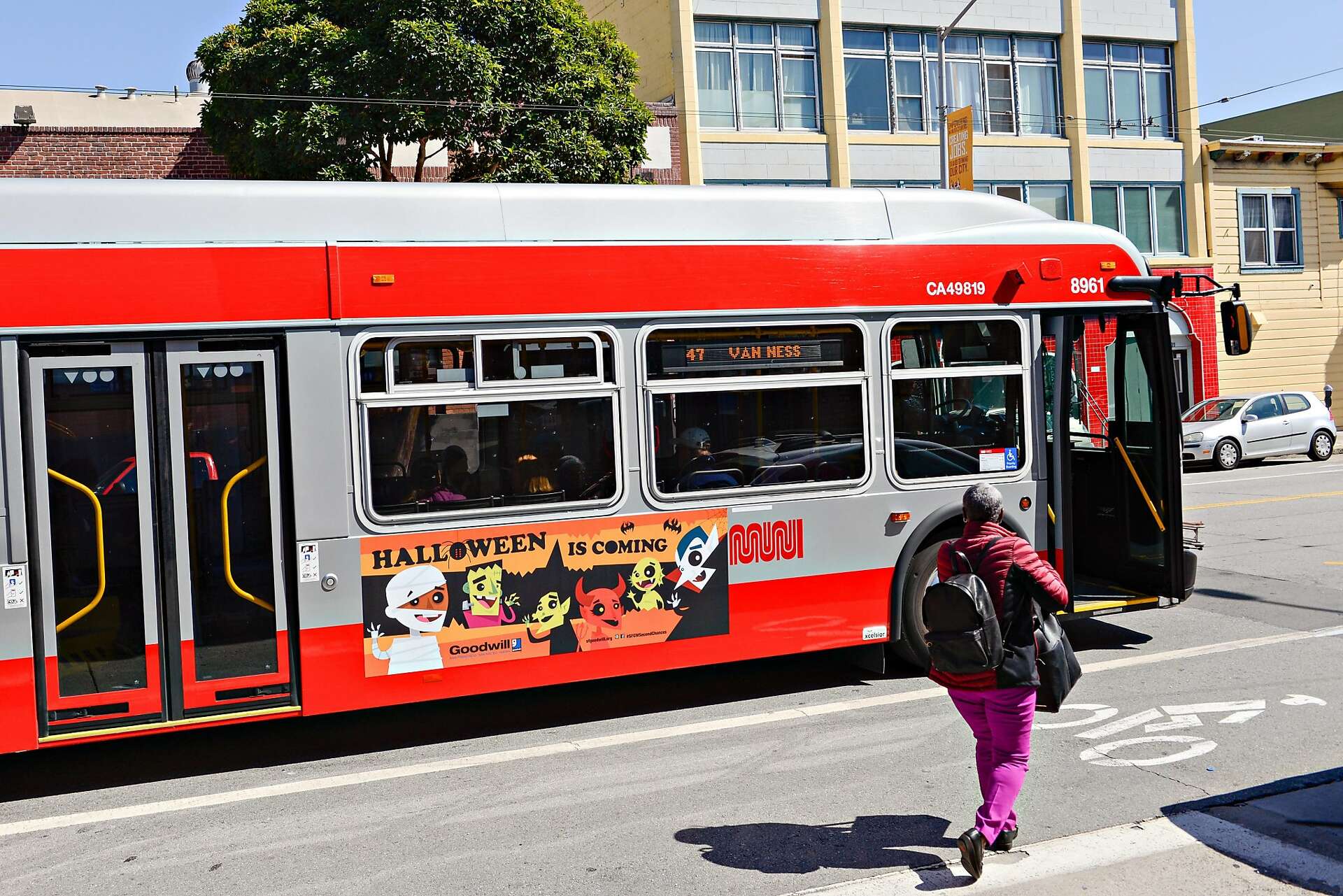Muni Hybrid Buses 1:87 New Flyer Xcelsior Charge: MUNI San Francisco