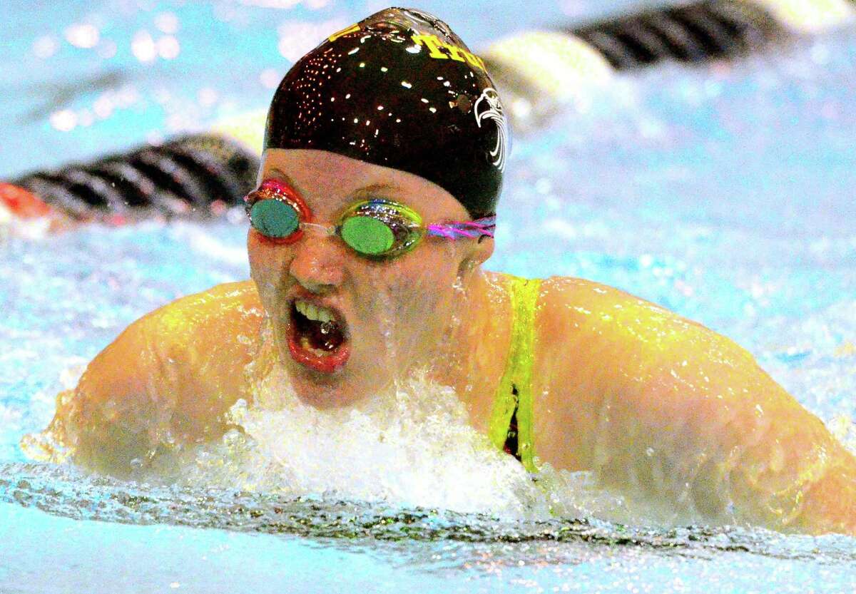 GIRLS SWIMMING NOTEBOOK: Trumbull emerges as contender