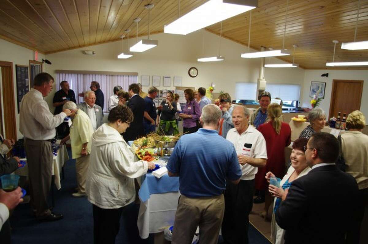 New bank holds open house