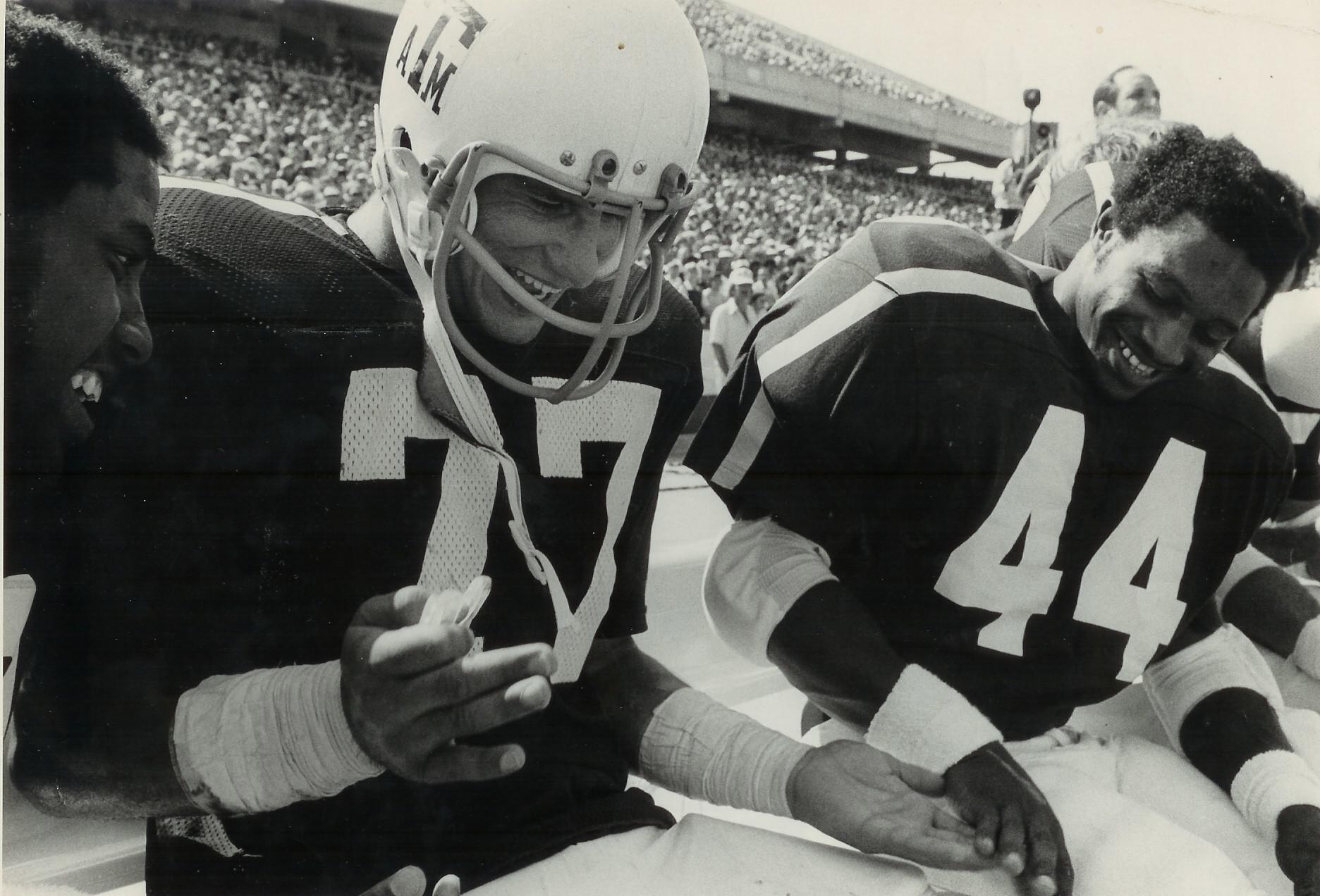 Linebacker Ed Simonini left a hard-hitting legacy at Texas A&M