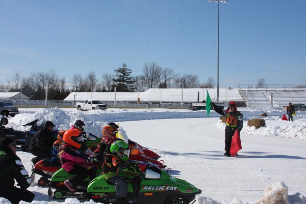 Snowmobile races fun for all ages Saturday