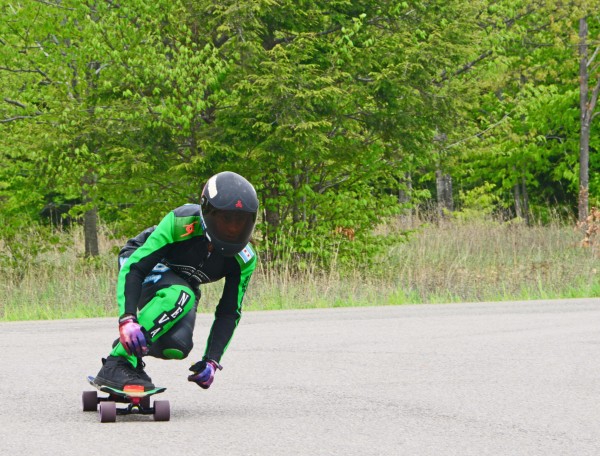 Longboard races speeds through Onekama