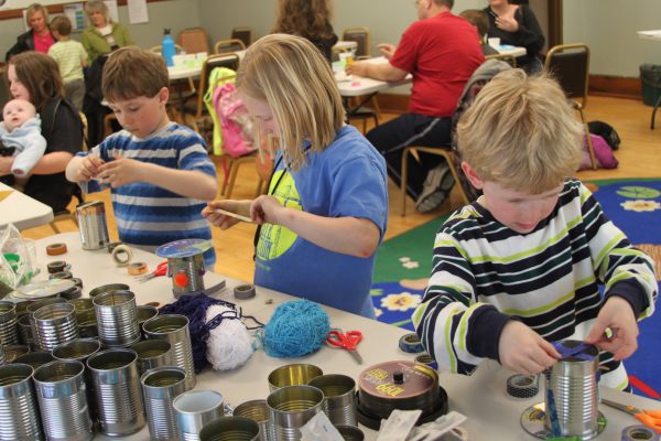 Children celebrate Earth Day at library