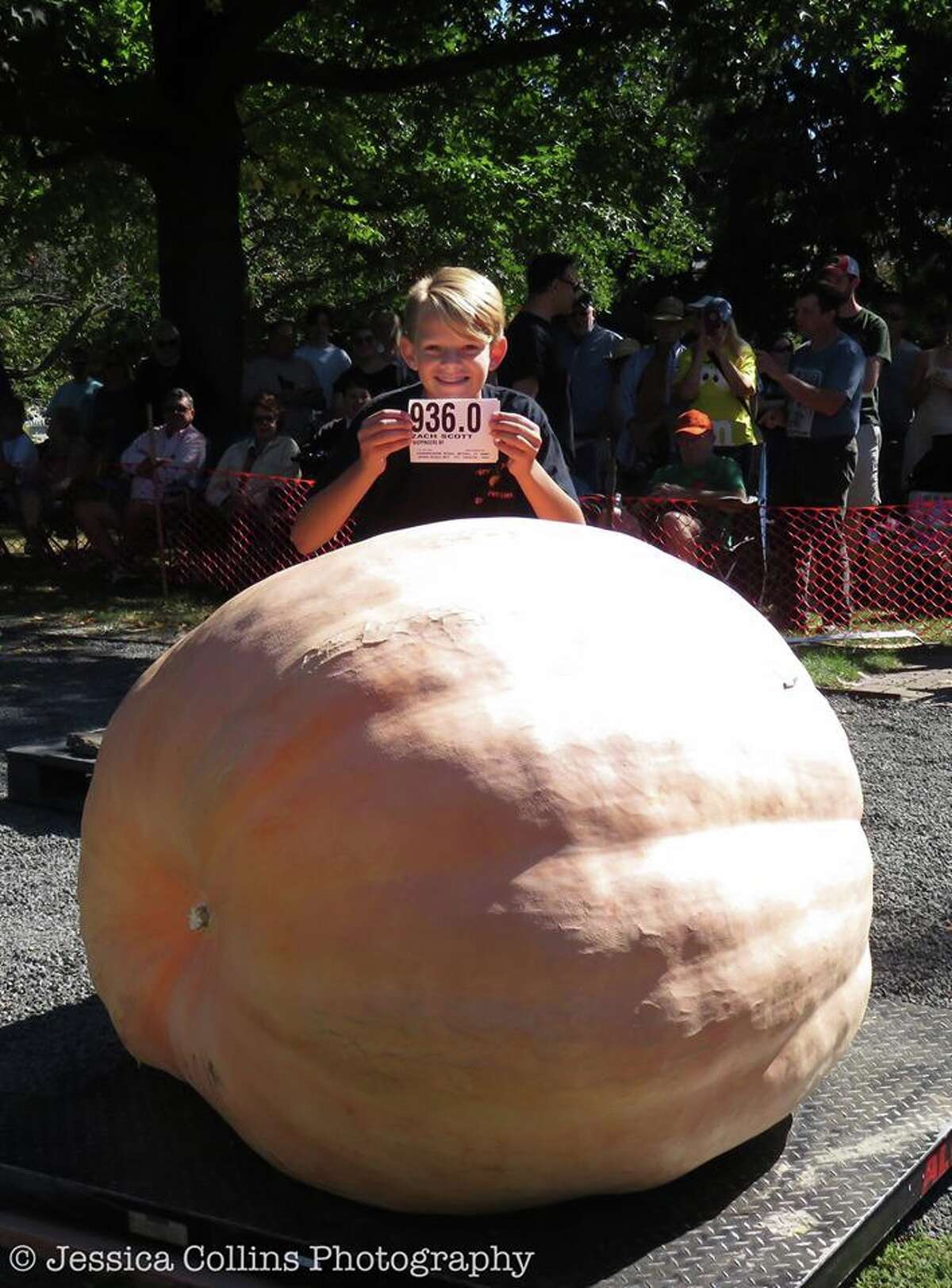 1,800-pound giant pumpkin wins top prize at Ridgefield festival