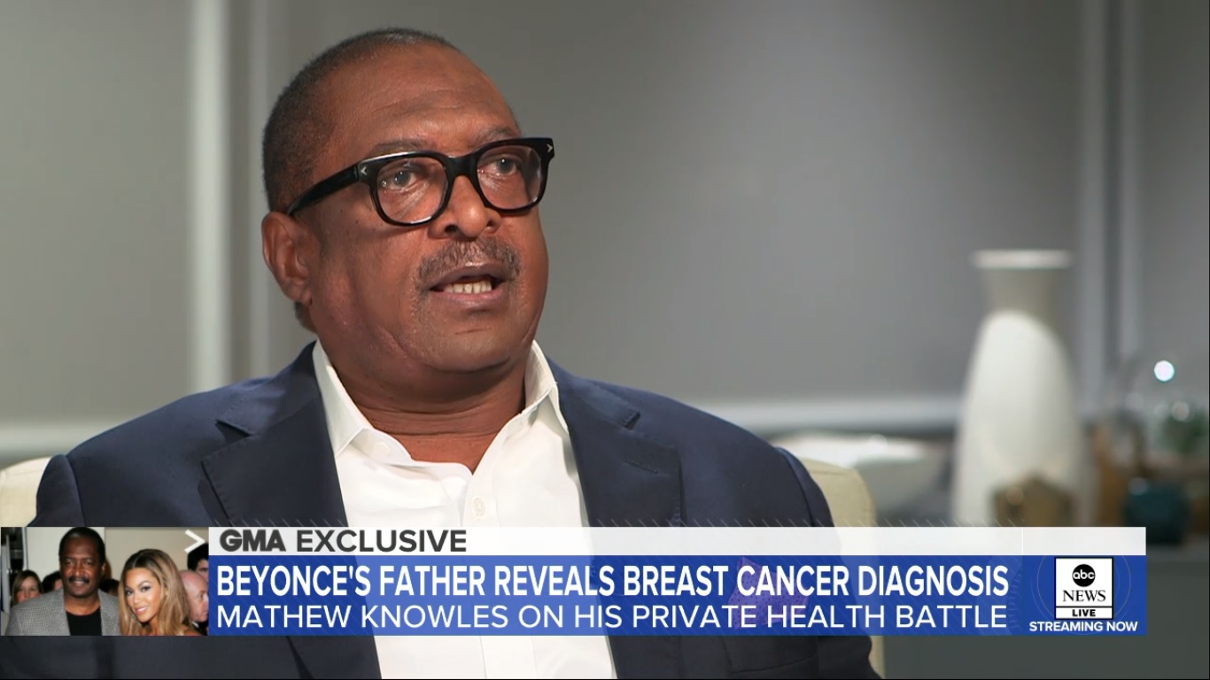 Matthew Knowles, father to Beyoncé and Solange, reveals breast cancer ...