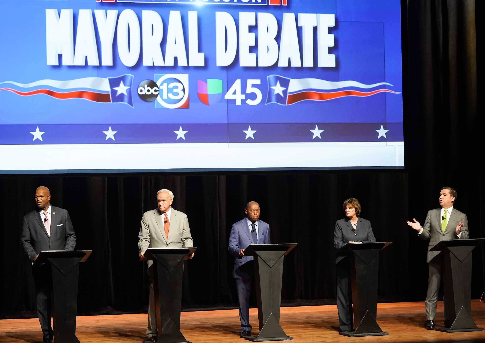 Corruption, flooding, crime dominate first TV mayoral debate