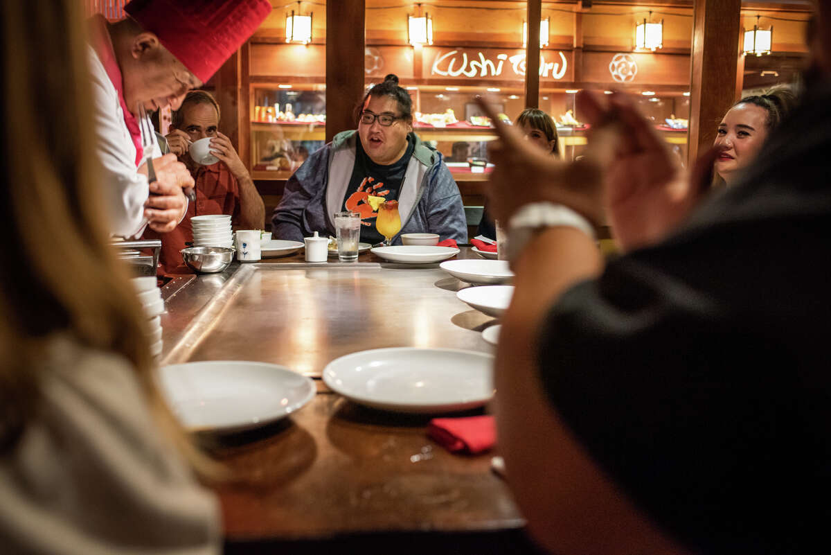 My dinner with three sumo wrestlers at Benihana in San Francisco