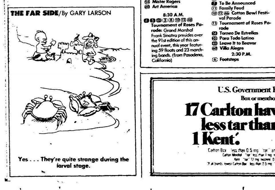 We found Gary Larson’s first Far Side comic (he was funny from Day 1)