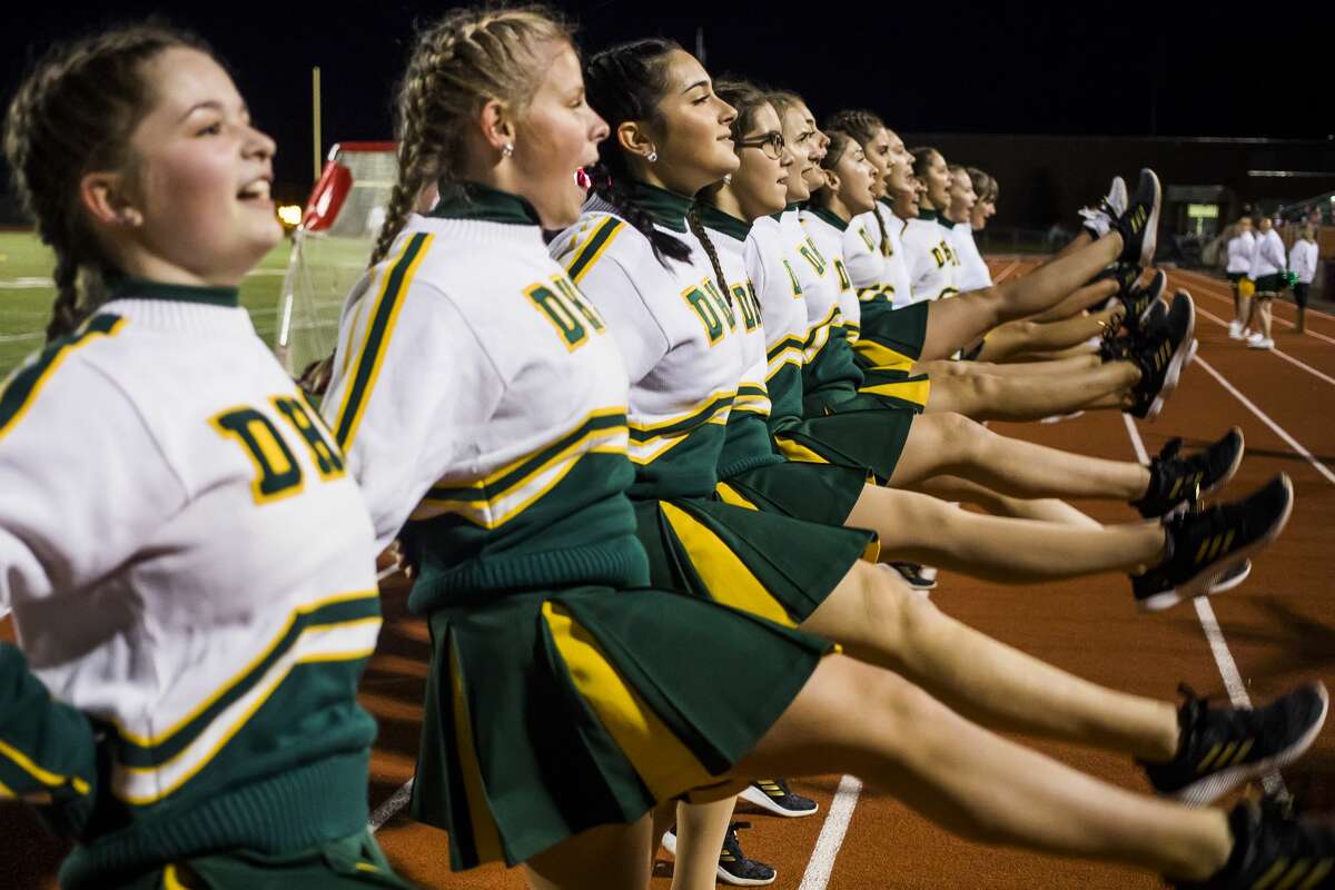 H. H. Dow High School homecoming football game vs. Saginaw High School ...