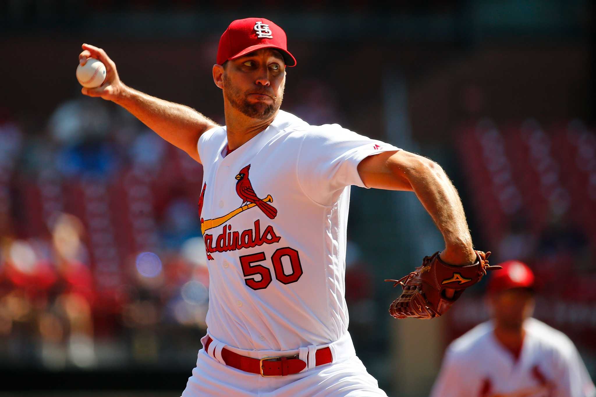 Wainwright in a familiar position