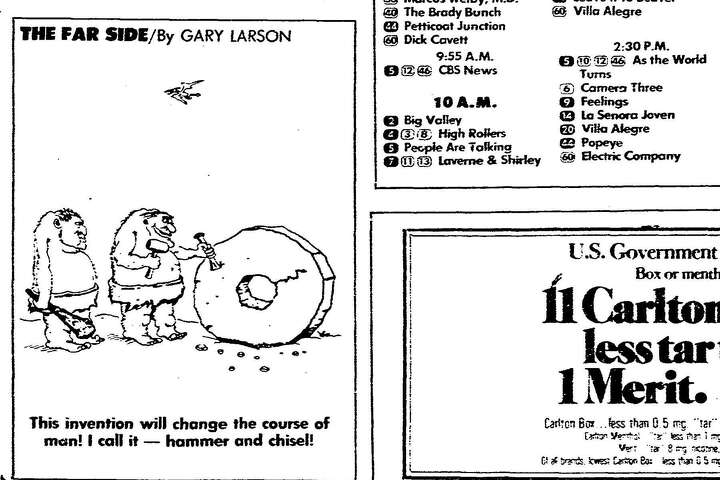 We found Gary Larson’s first Far Side comic (he was funny from Day 1)