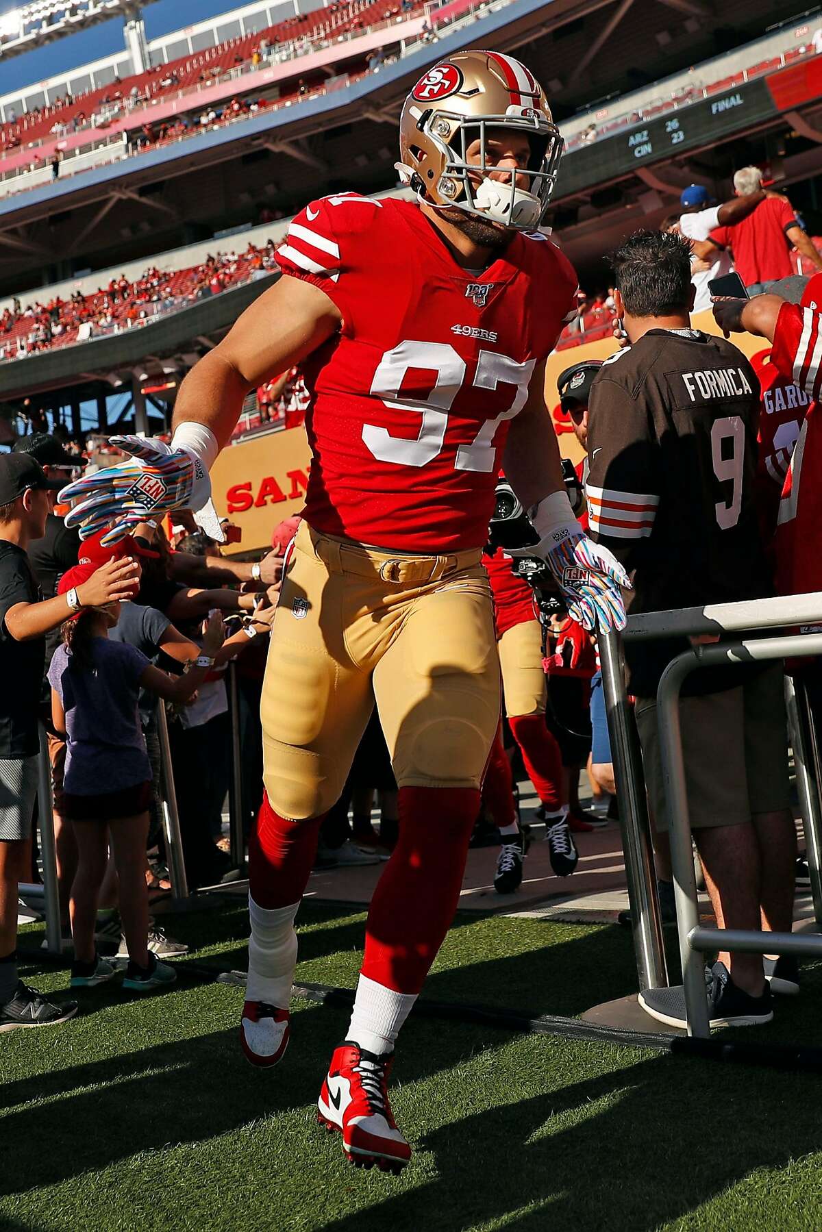 Bosa and Co. apply the pressure in 49ers’ 31-3 rout of Browns