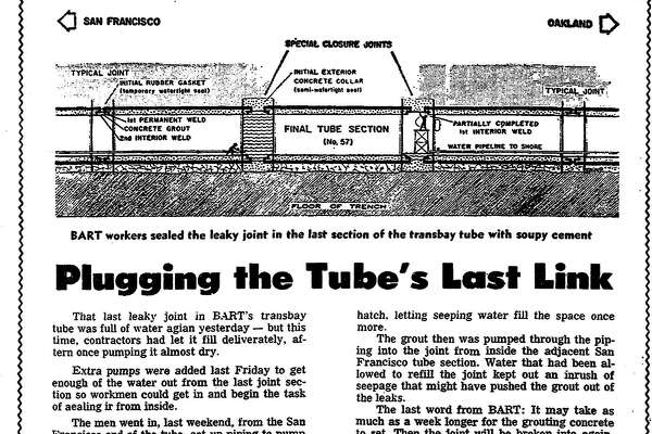 Walking through BART’s Transbay Tube: The story of a once-in-a-lifetime ...
