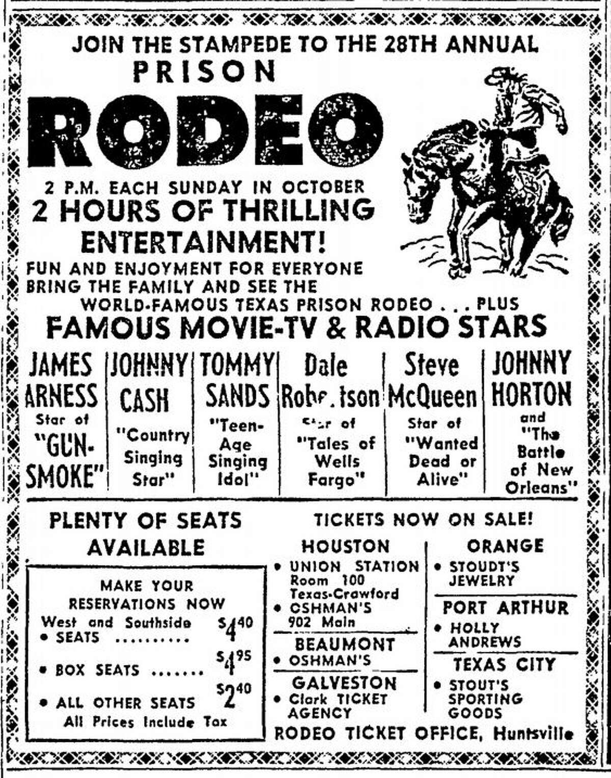 48 years ago: Candy Barr performs at Prison Rodeo