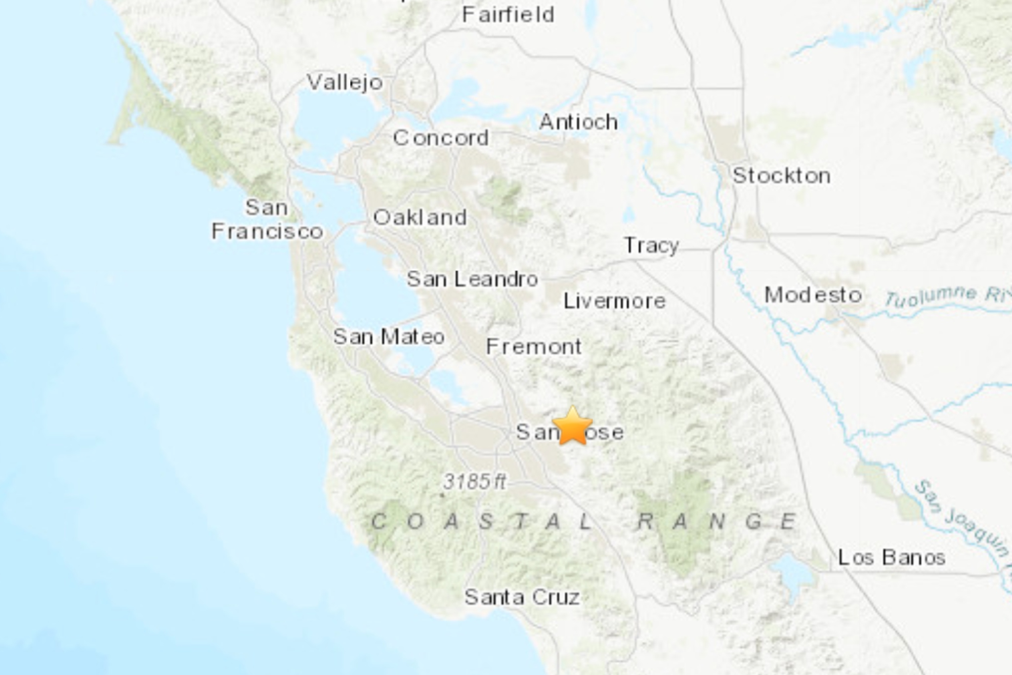 Magnitude 3.4 earthquake jolts San Jose: Felt as far north as Vallejo ...
