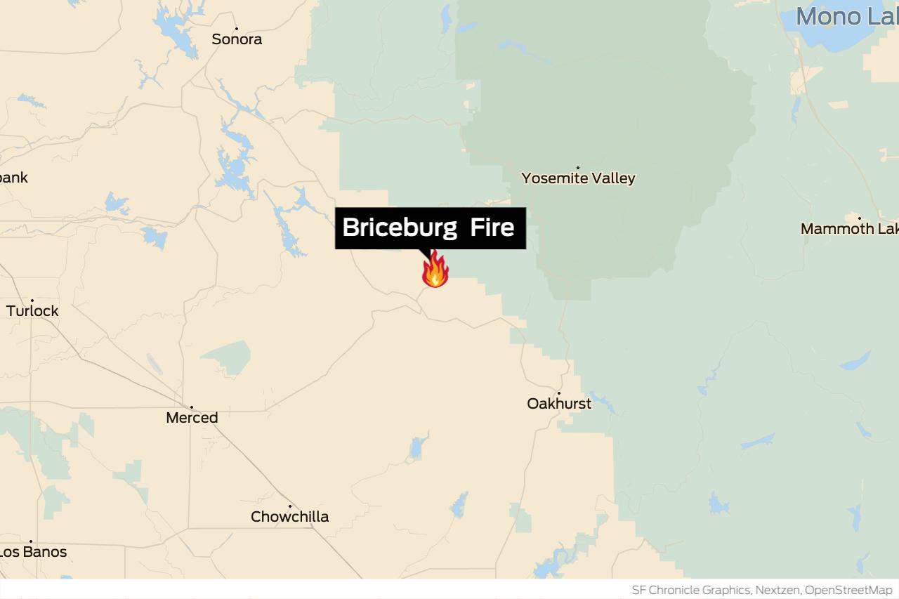 Fire near Yosemite grows to 4,400 acres, remains 10% contained