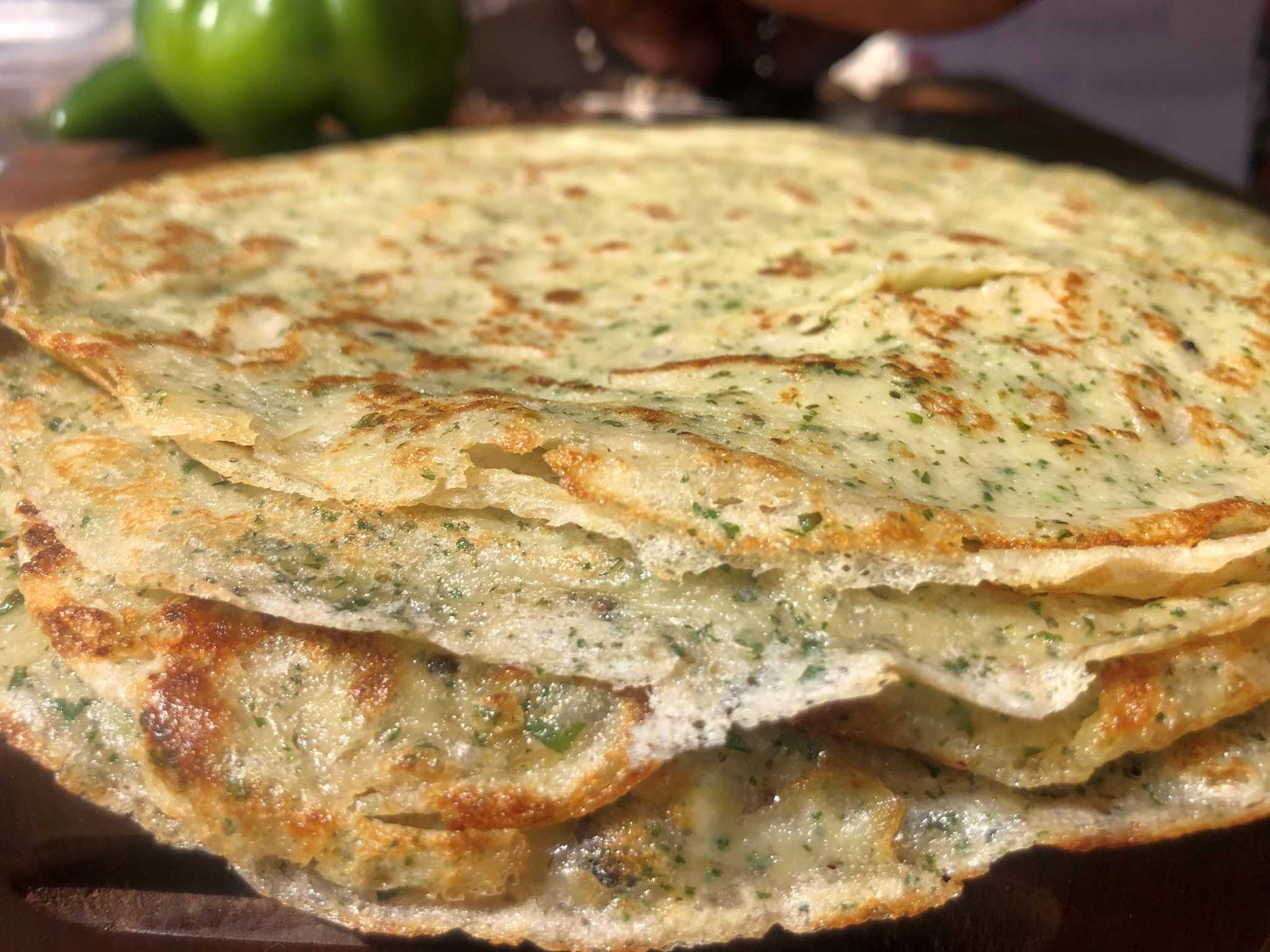 Recipe: Scallion and Dandelion Greens Crepes