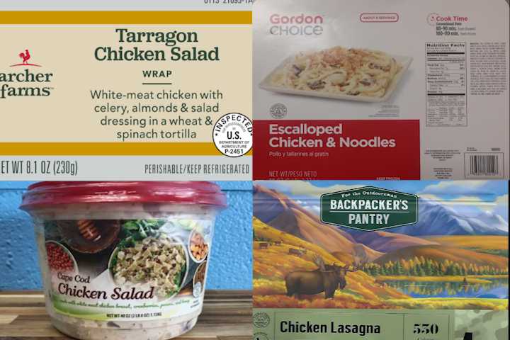 USDA expands recall for chicken products due to possible listeria ...