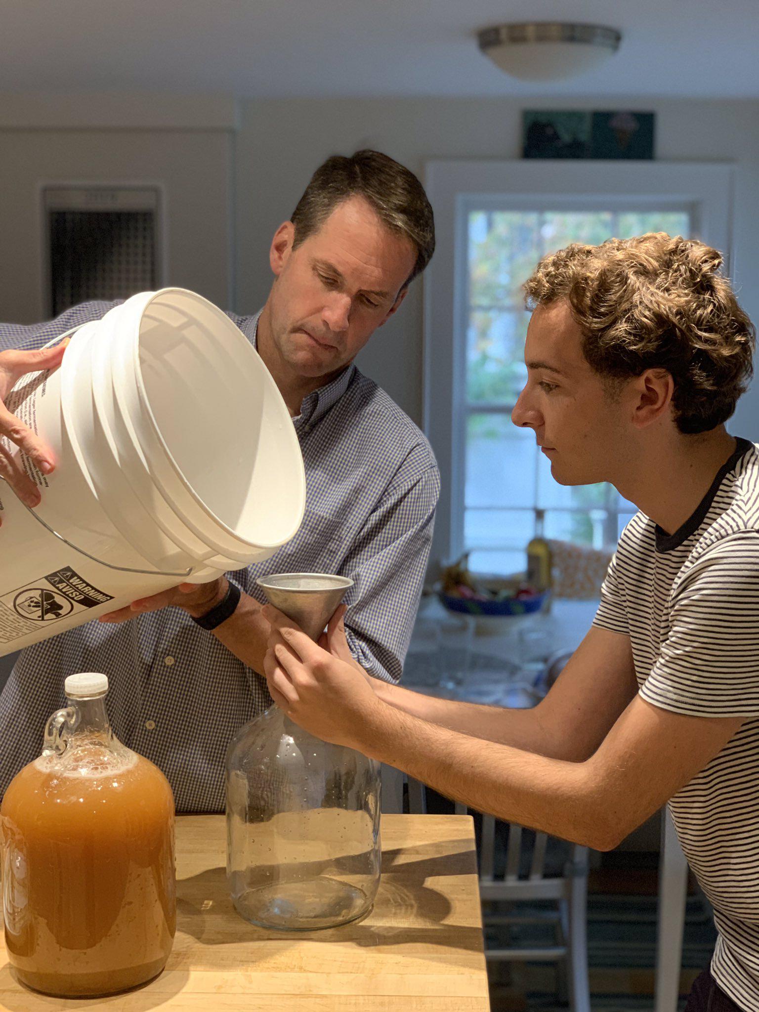 Himes and Haskell make homemade ‘hooch’