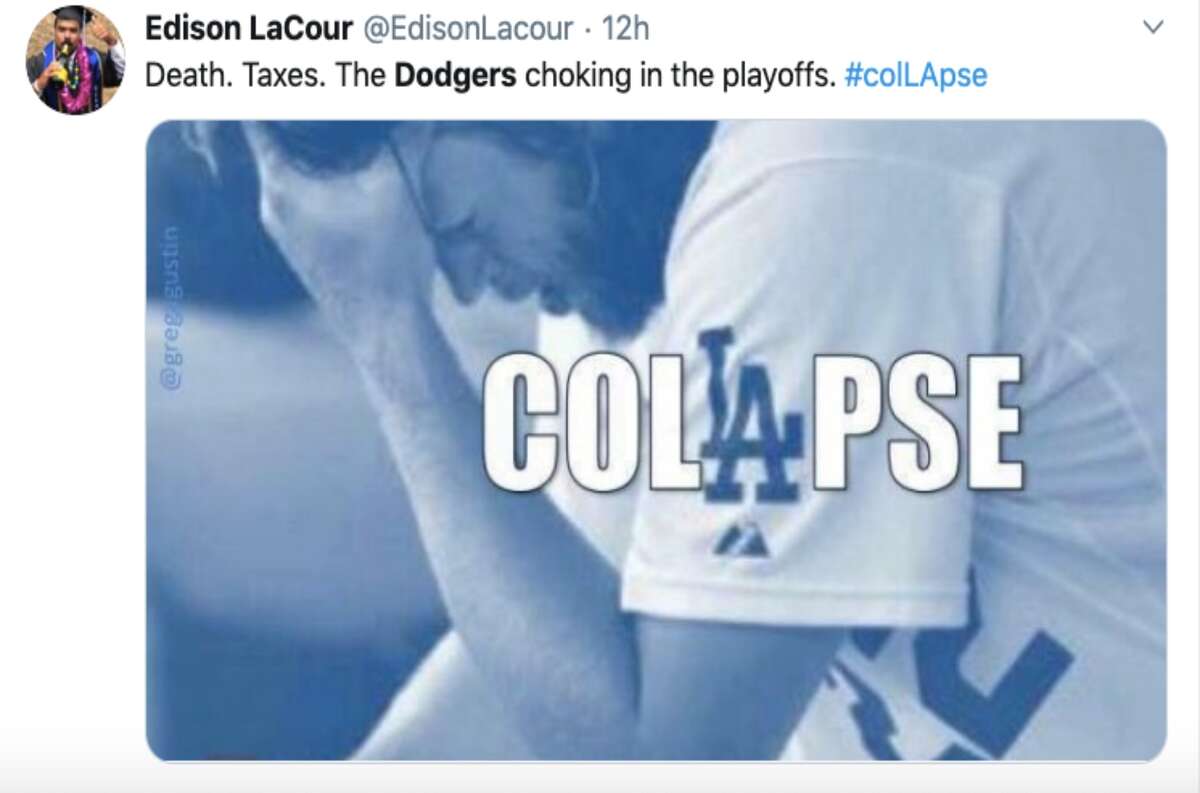 Giants fans mock Dodgers after yet another October collapse