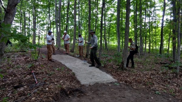 Park celebrates the opening of the new Kettles Trail