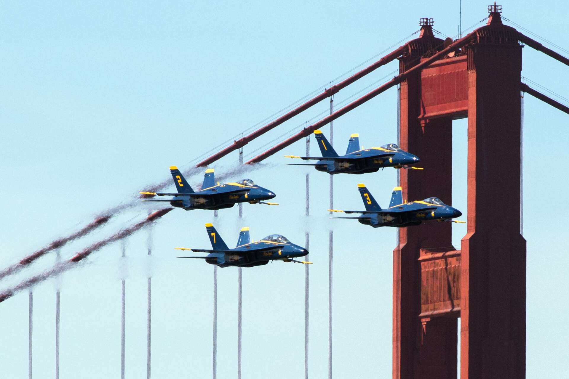 Perfect weather forecast for San Francisco's Blue Angels weekend