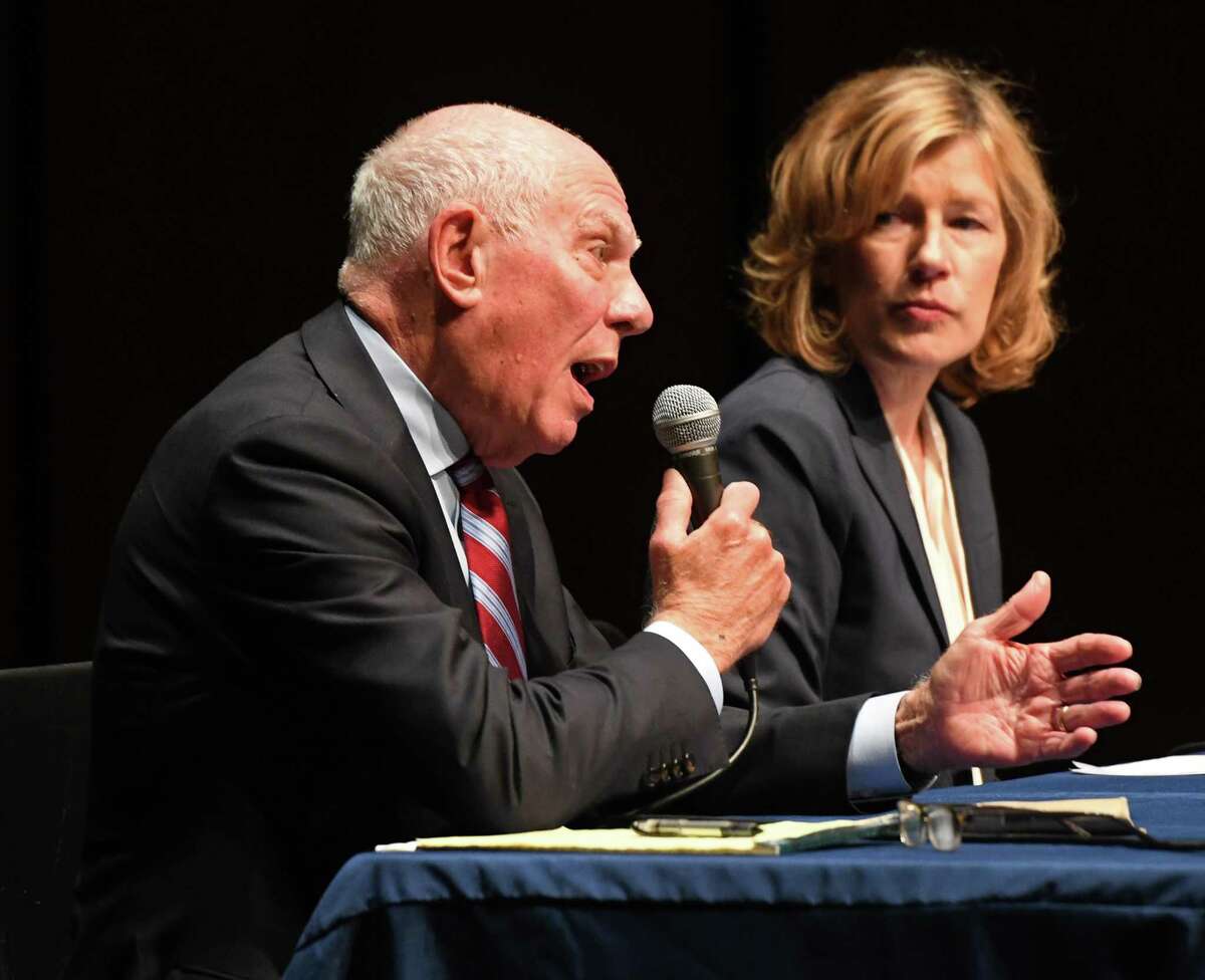 Litvack, Rabin debate the issues in race for Greenwich selectman