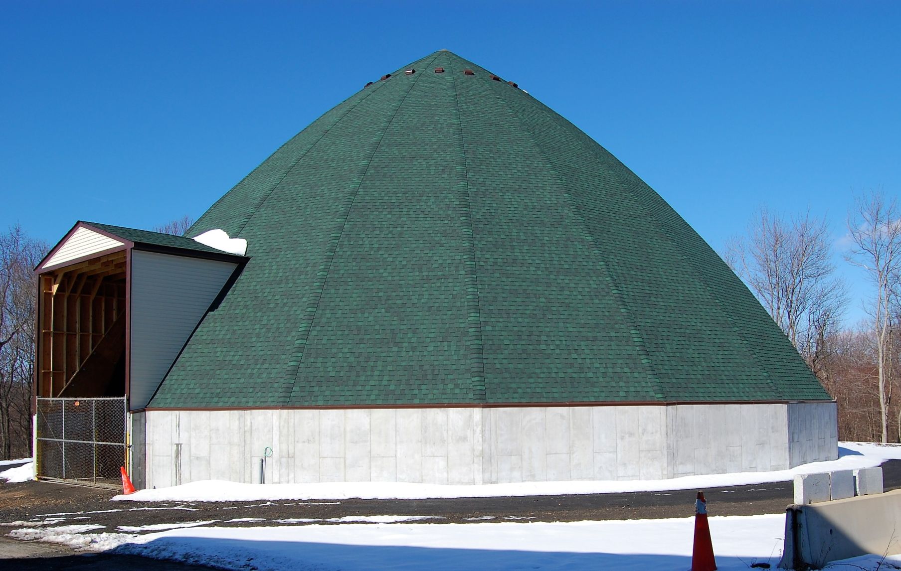 Bethany Salt Shed Nearing Completion