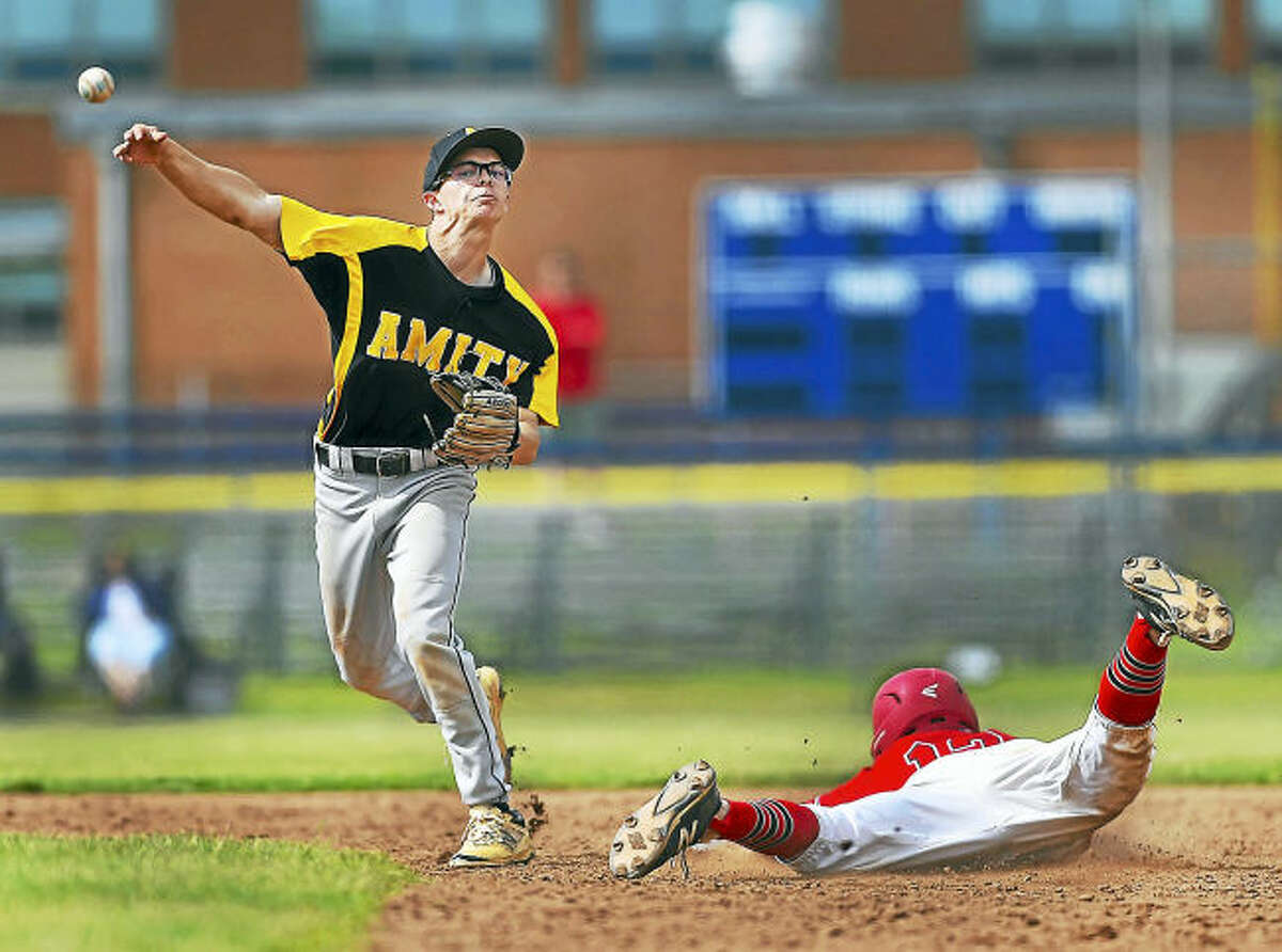 Amity baseball wins third straight SCC championship