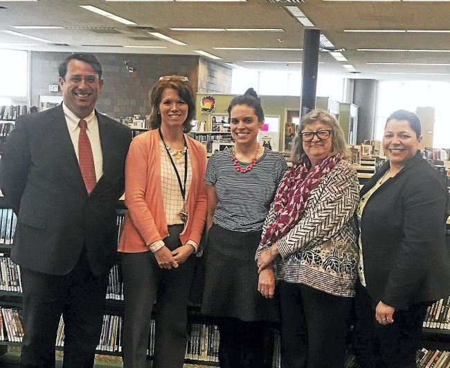 Milford Library assistant honored